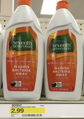 Target: Seventh Generation Dish Soap only $.84 | All Things Target